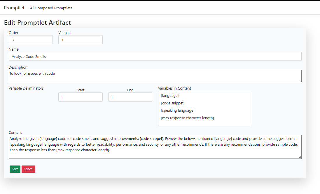 GitHub - riddles-in-the-dark/Promptlet: Promptlet is an AI Prompt ...