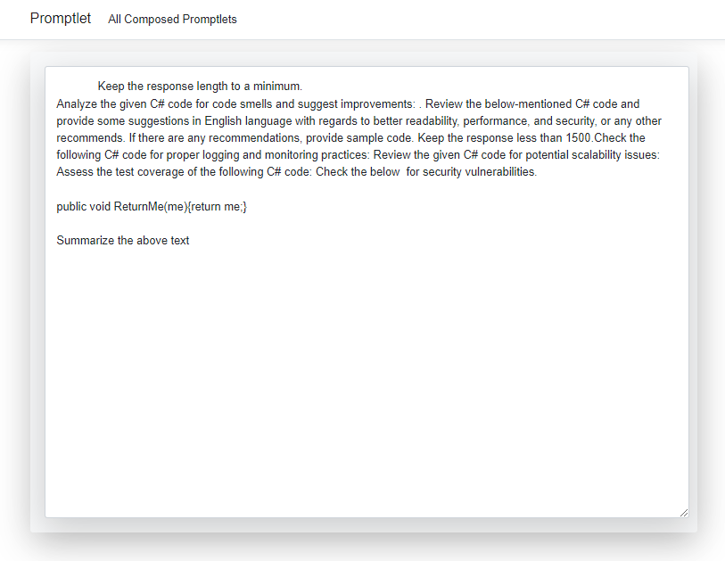 GitHub - riddles-in-the-dark/Promptlet: Promptlet is an AI Prompt Management Solution that uses ...