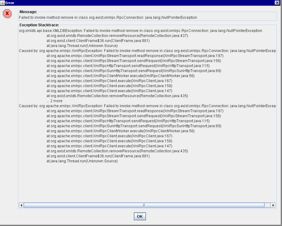 Not Able To Remove Upload The Document On Exist Db · Issue 2634 · Exist Db Exist · Github