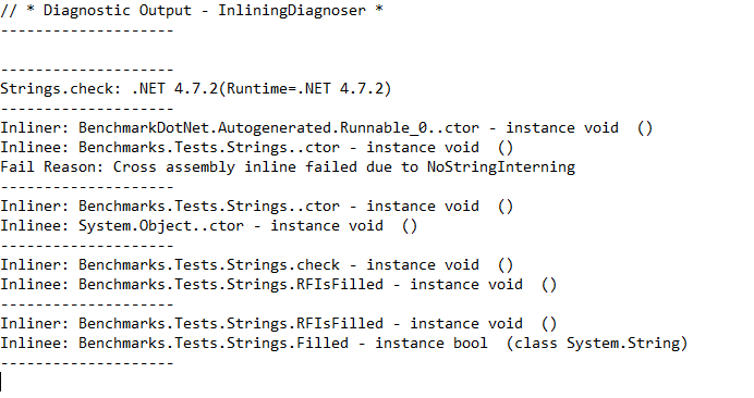 Question Benchmark Inlining But Different Results · Issue 1619 · Dotnetbenchmarkdotnet · Github