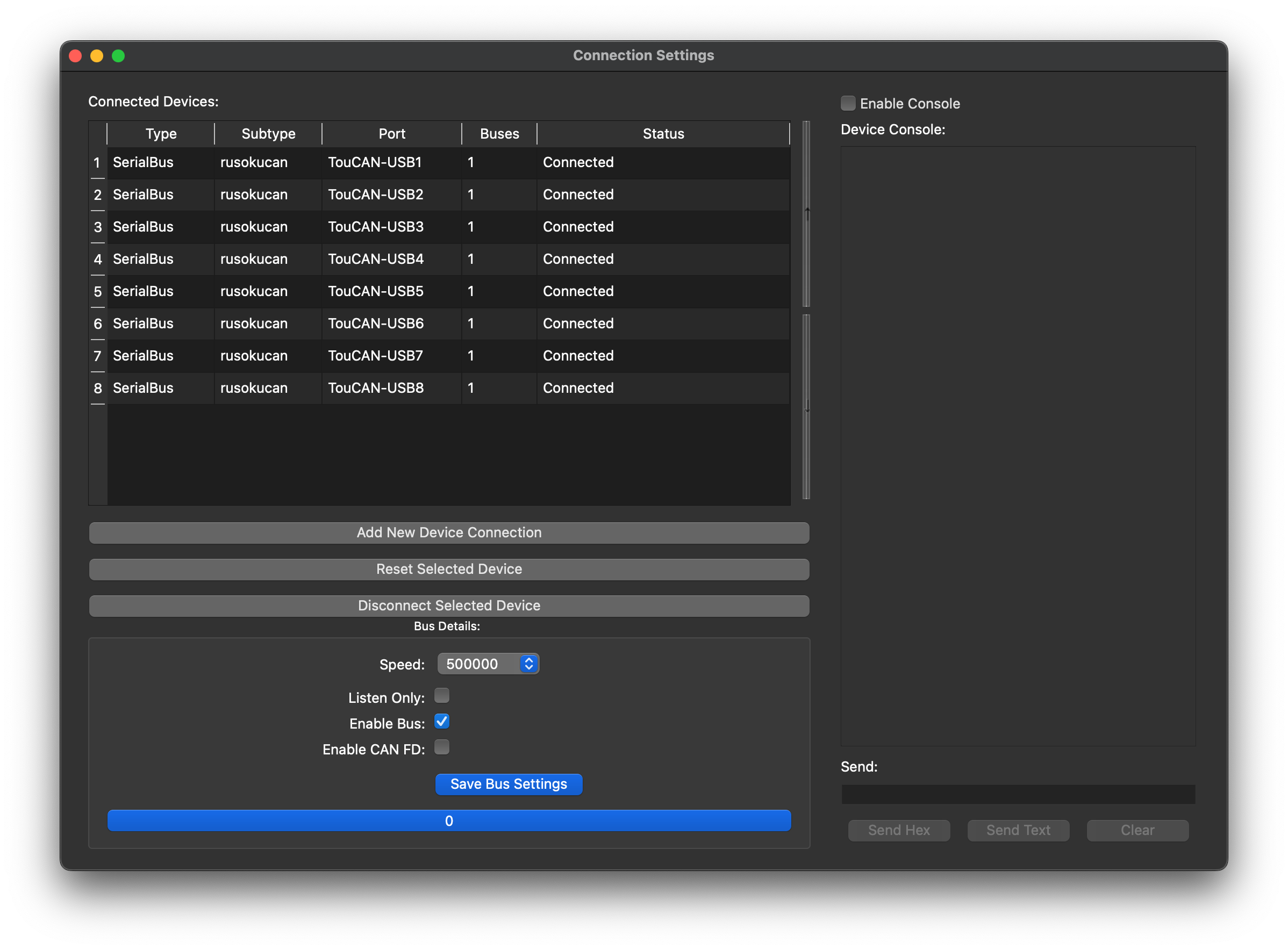 Added support for a TouCAN adapters from Rusoku technologijos · Issue #611 · collin80/SavvyCAN ...