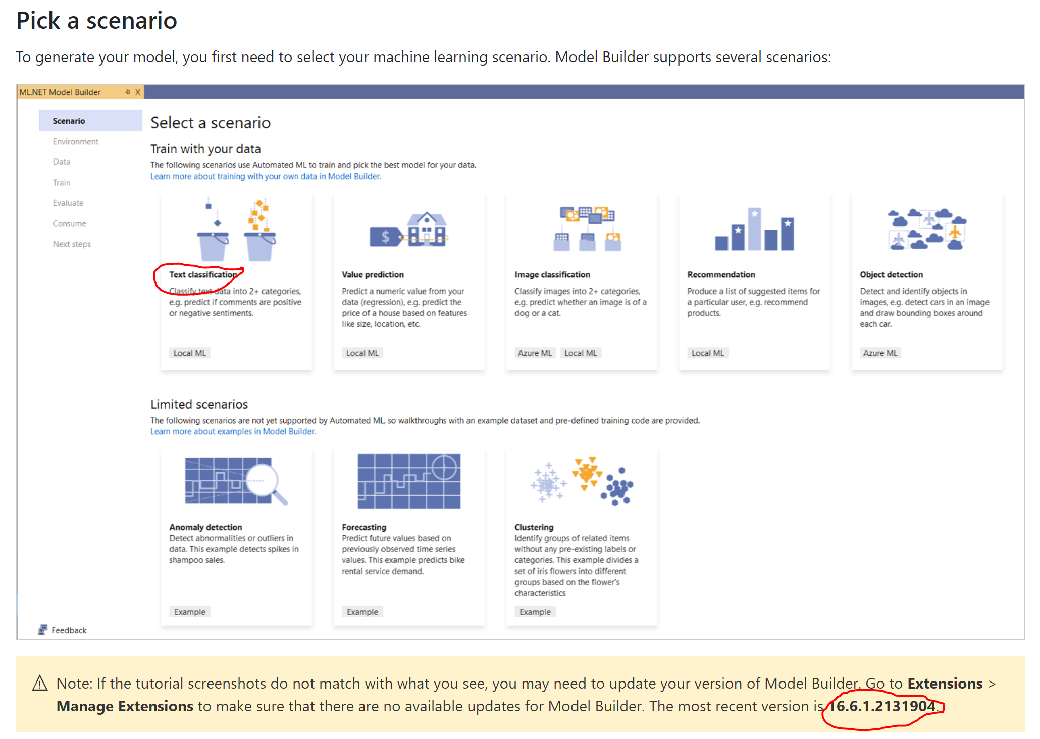 ML.NET Getting Started Tutorial: Out of Date · Issue #1811 · dotnet/machinelearning-modelbuilder ...
