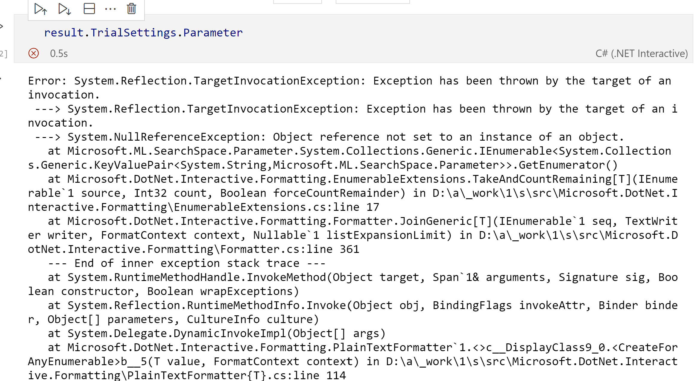Automl Error When Trying To Access Properties Of Automl Experiment Results · Issue 6394