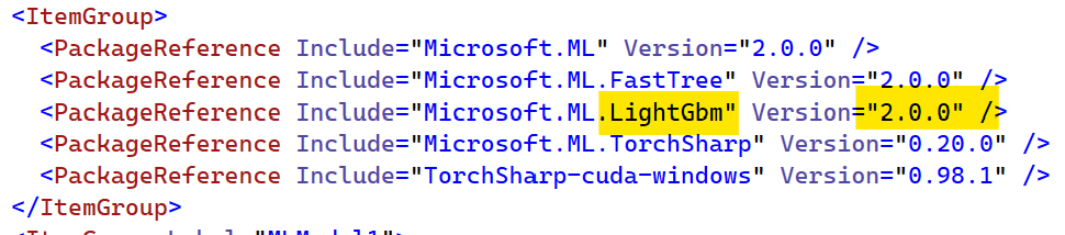 Update Package Fails · Issue #2351 · dotnet/machinelearning-modelbuilder · GitHub