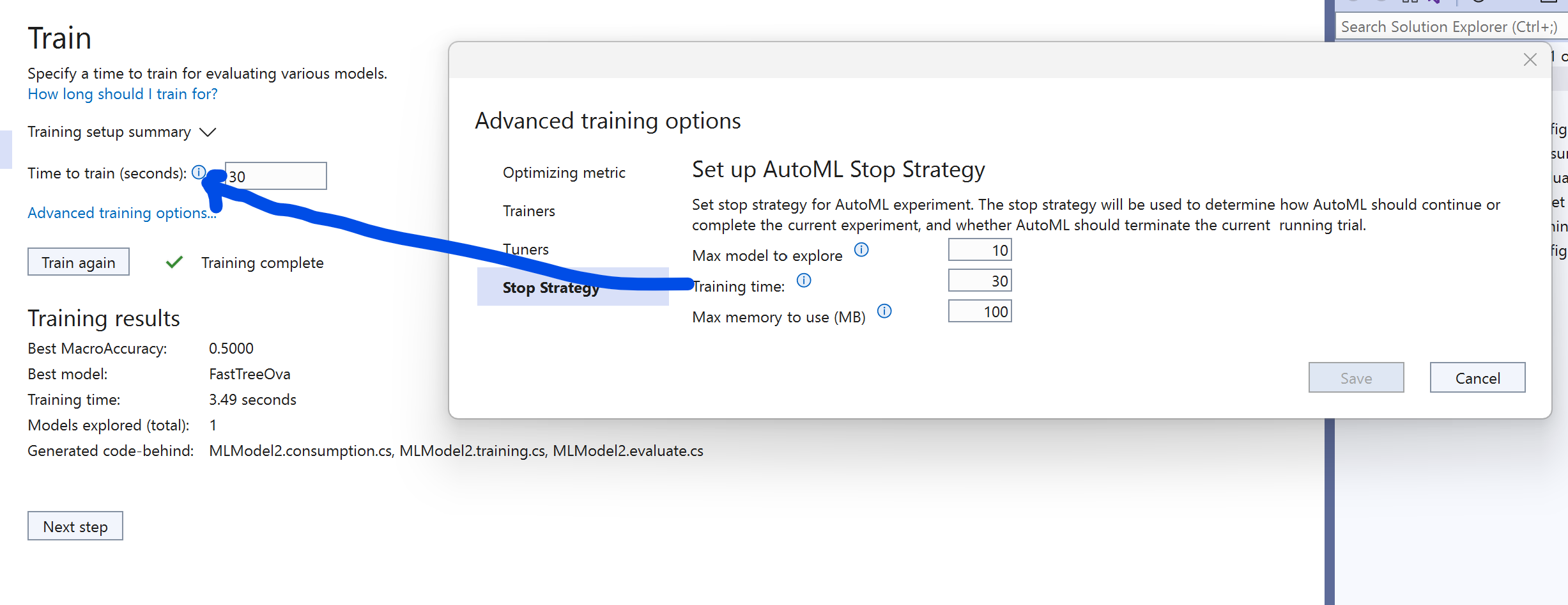 Use same wording for time to train labels · Issue #2713 · dotnet/machinelearning-modelbuilder ...