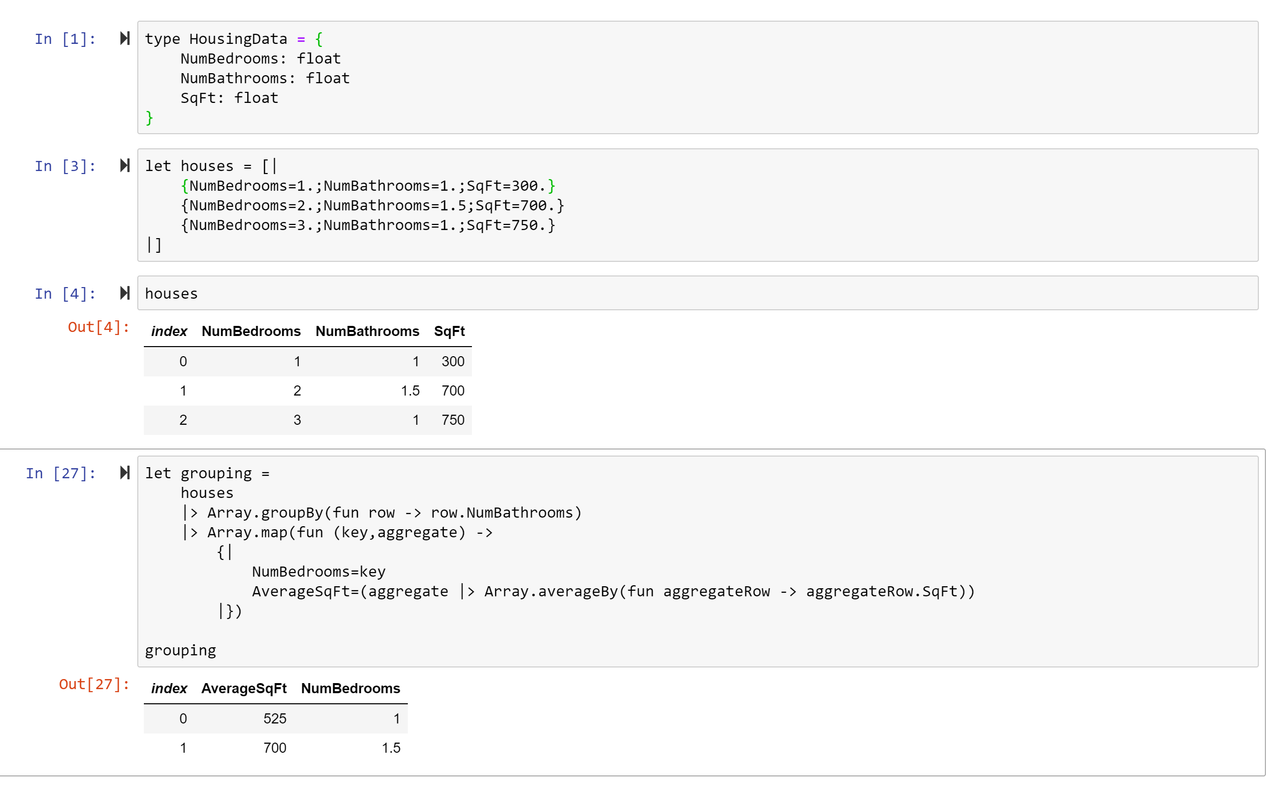 [F#] Record collection properties alphabetized on rendering · Issue #207 · dotnet/interactive ...