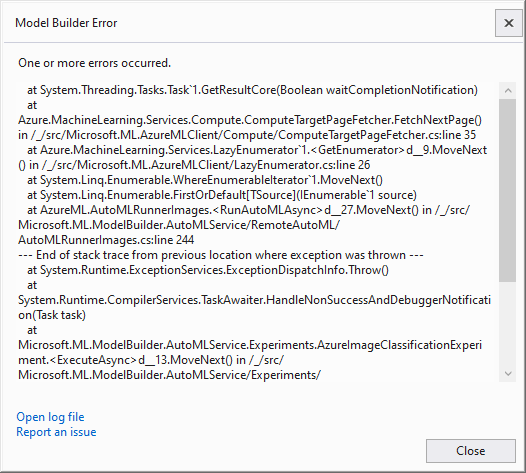 Object Detection Training One Or More Errors Occurred · Issue 842