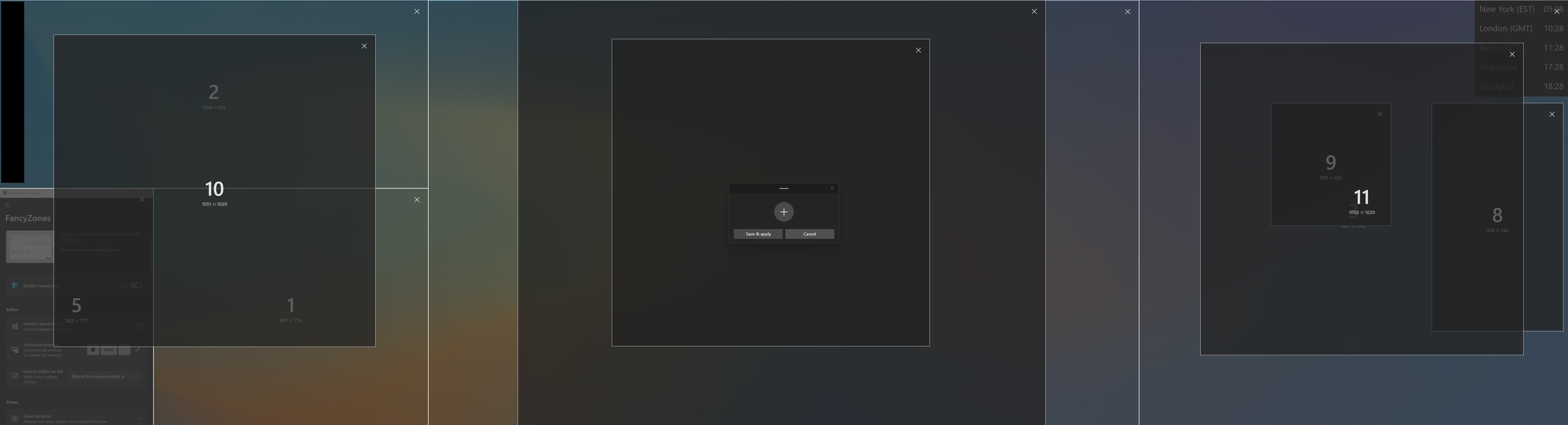 FancyZones - Multiple zones on top of each other - is changing ...