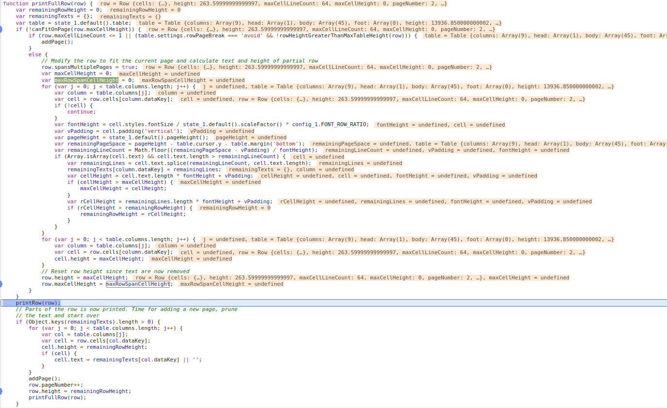 Autotable doesn't split one row in more than one page · Issue #444 ...