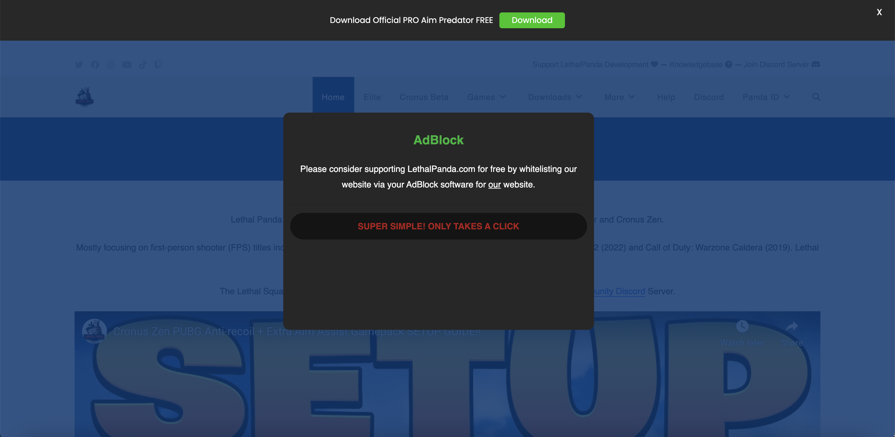 lethalpanda.com: nuisance · Issue #20341 · uBlockOrigin/uAssets · GitHub