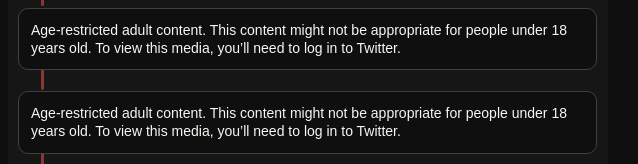 Twitter Age restriction · Issue #604 · zedeus/nitter · GitHub