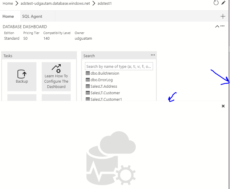 Dashboard scroll not activated in case of split up/down view · Issue ...
