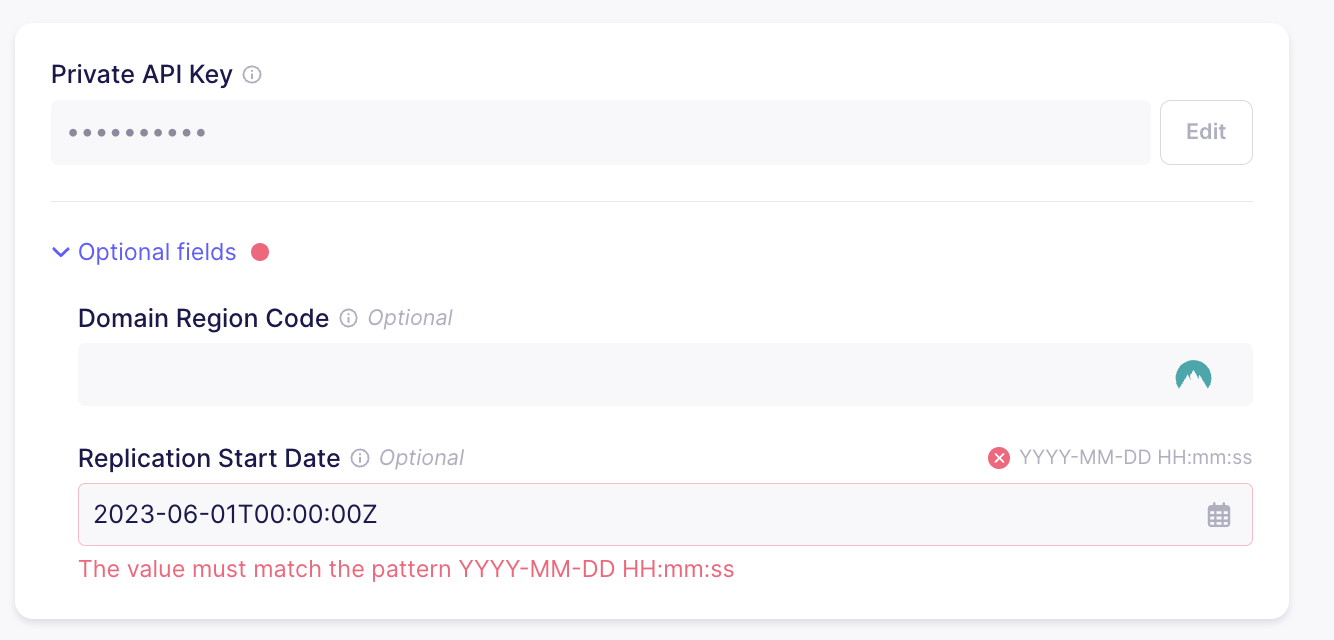 Source Mailgun Invalid Date Field Validation On `startdate` · Issue 27385 · Airbytehqairbyte 