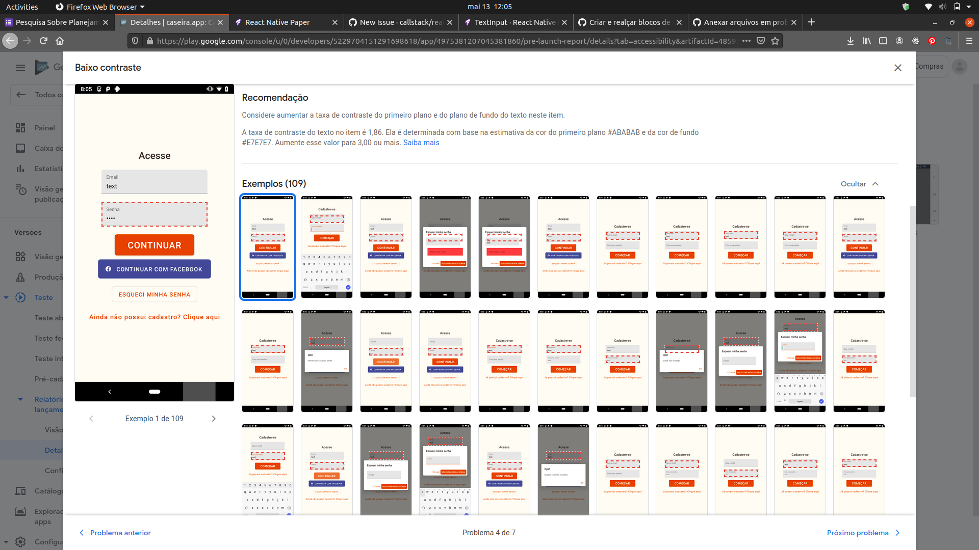Accessibility Issues Android · Issue 2723 · Callstackreact Native Paper · Github