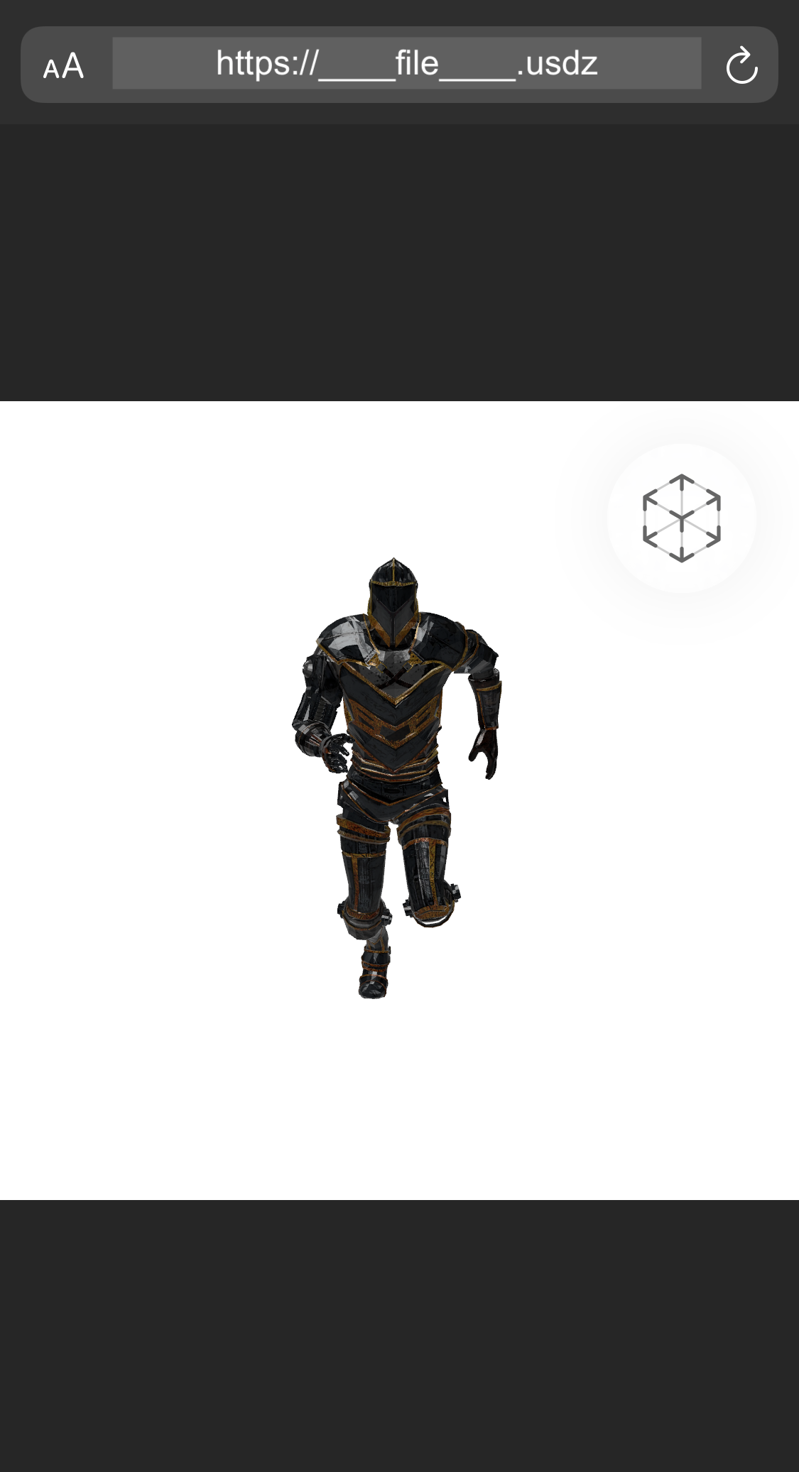 QuickLook not opening AR but "preview" after multiple AR button click with complex url · Issue ...