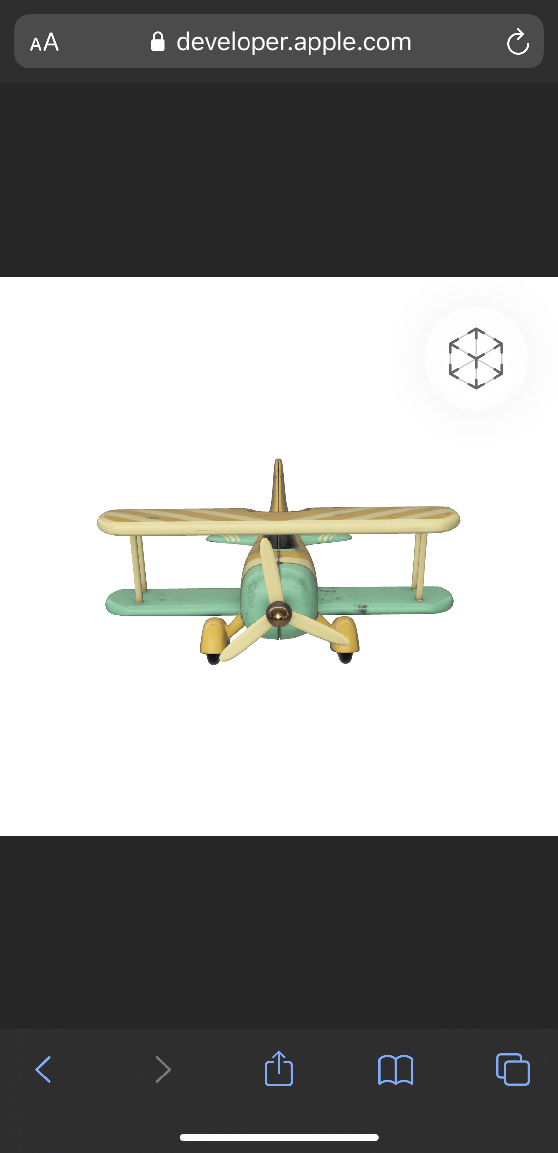 QuickLook not opening AR but "preview" after multiple AR button click with complex url · google ...