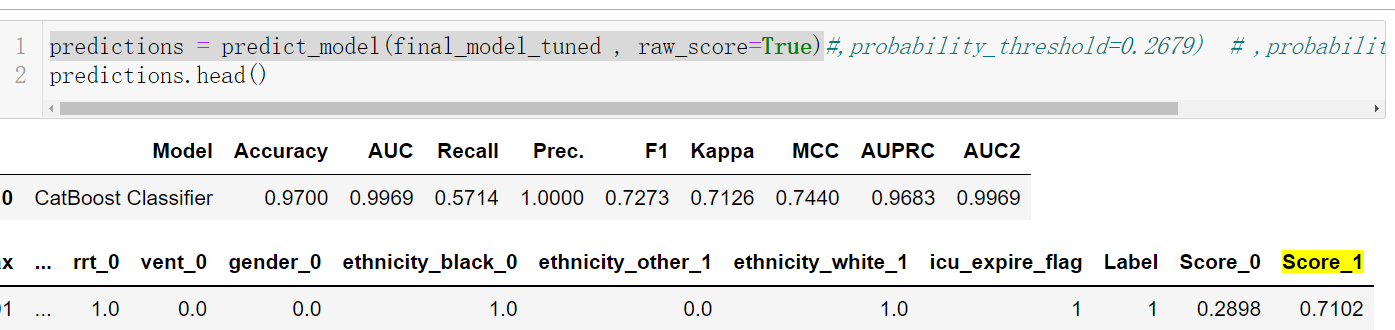 Scoring on train set with `predict_model` · Issue #1176 · pycaret/pycaret · GitHub