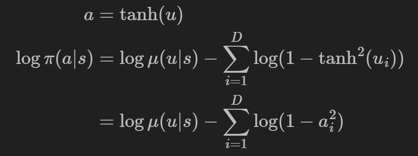 第十四章SAC 算法代码实践中tanh_normal分布的对数概率密度不太对 · Issue #44 · boyu-ai/Hands-on-RL · GitHub