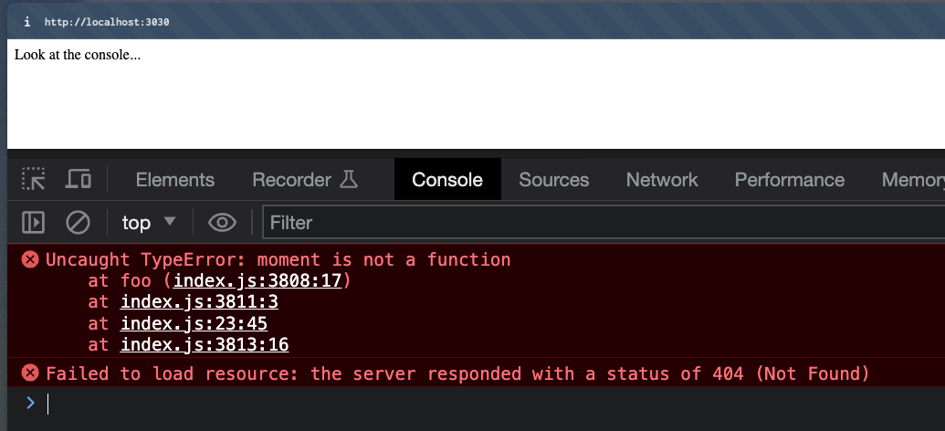 Bundler output, target=browser, won't always generate syntactically valid code. · Issue #5004 ...
