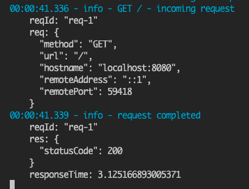 Provide a one-line log format as a pino transport · Issue #4027 · fastify/fastify · GitHub