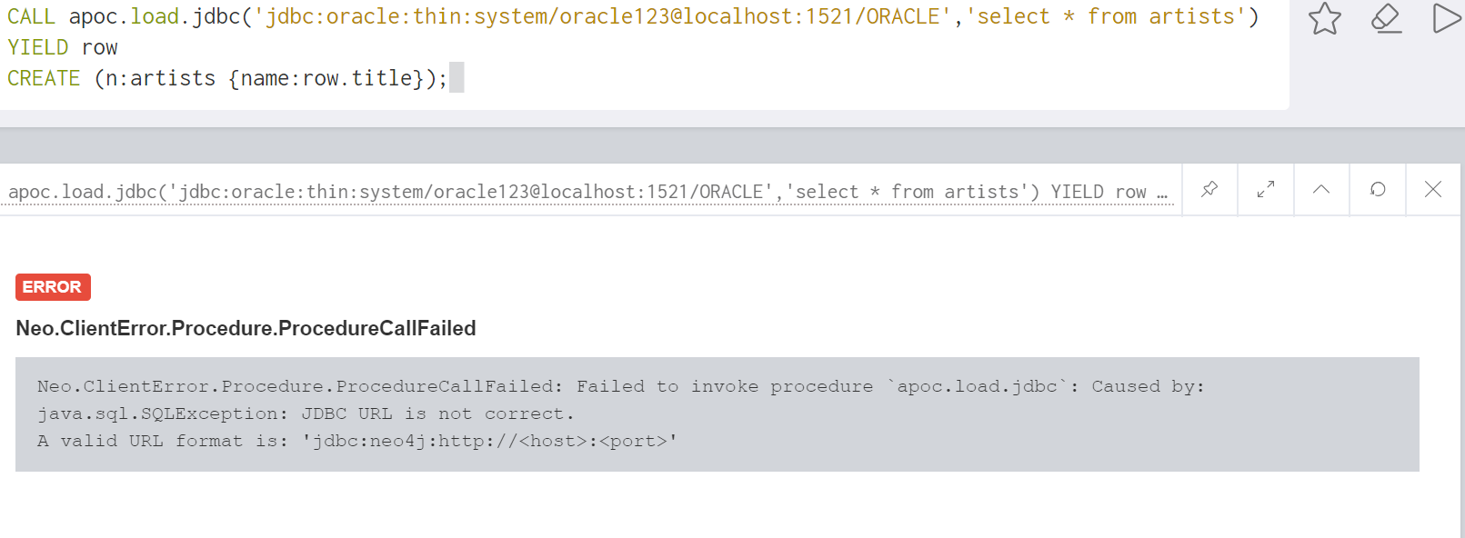 Neo4j Jdbc Error · Issue 1061 · Neo4j Contribneo4j Apoc Procedures · Github