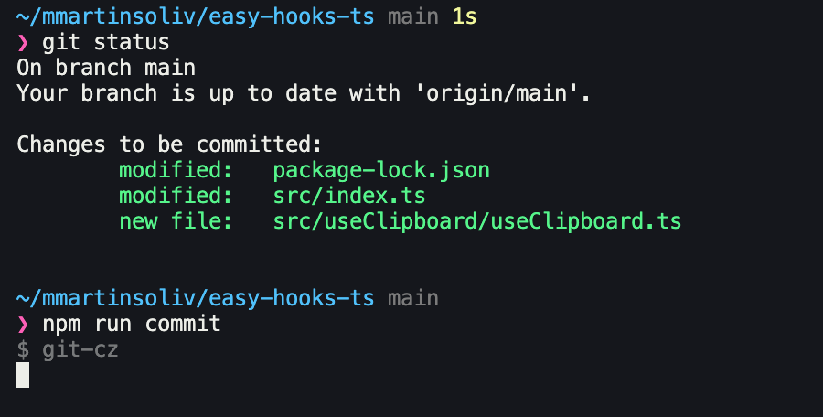 The Commitizen Doesn T Work In Codeflow · Issue 1038 · Stackblitz Webcontainer Core · Github
