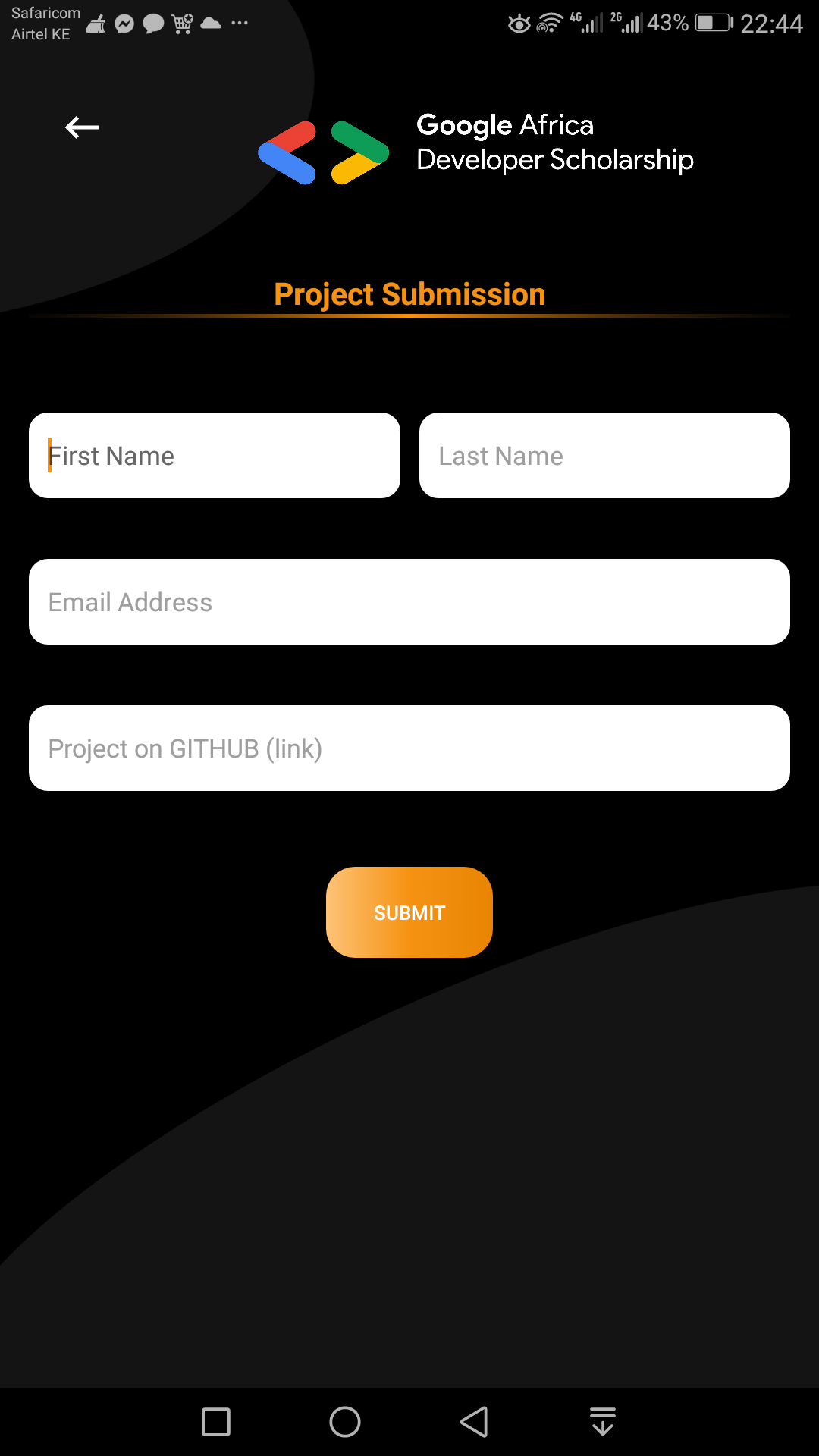 GitHub - benitocodes/GADS-2020-AAD-Practice-Project: I did this project during Google Africa ...