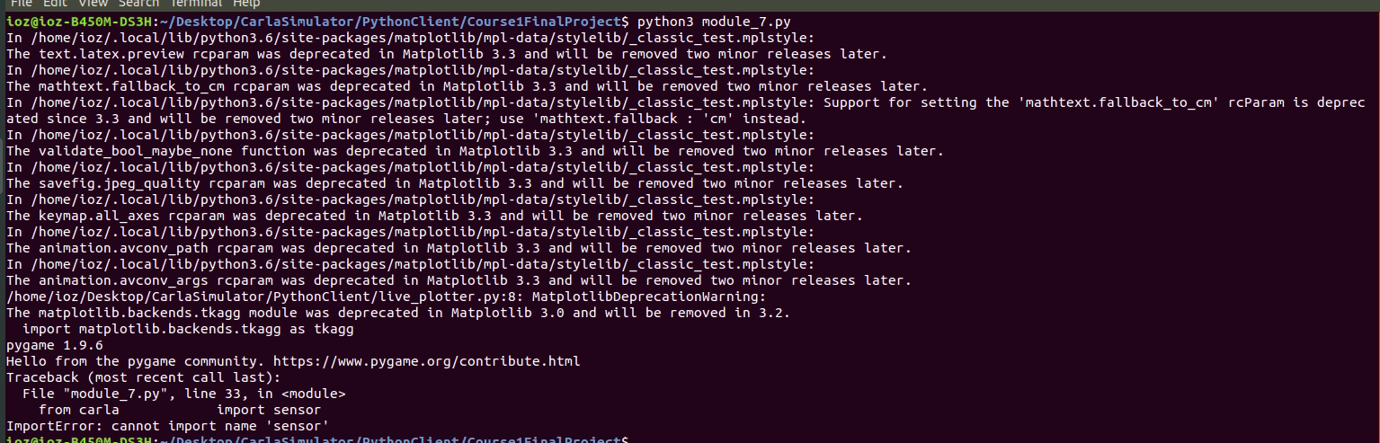 ImportError: cannot import name sensor · Issue #3215 · carla-simulator ...