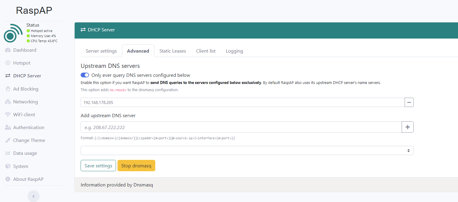 Raspap Pihole · Issue 1200 · Raspapraspap Webgui · Github