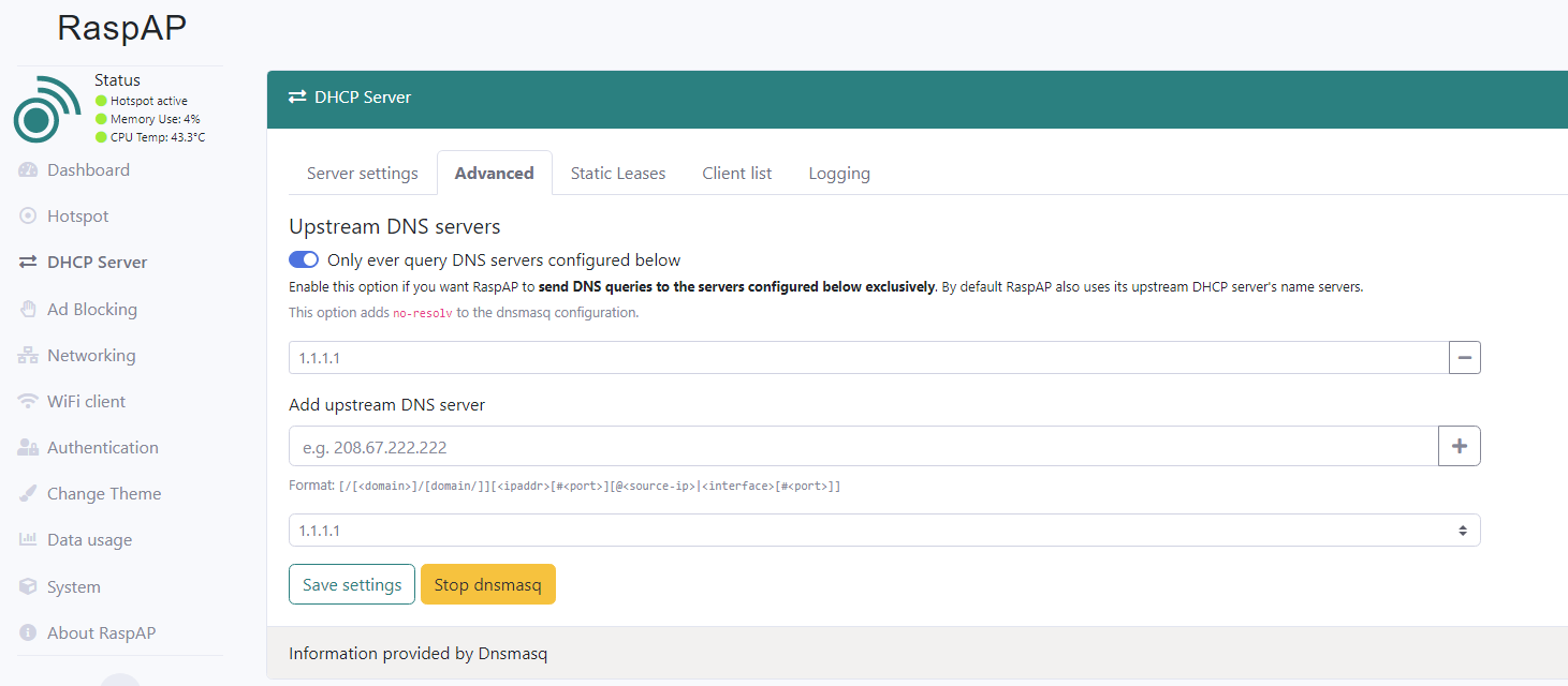 raspap pihole · Issue #1200 · RaspAP/raspap-webgui · GitHub