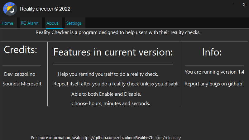 GitHub - zebzolino/Reality-Checker: Reality Checker is a program ...