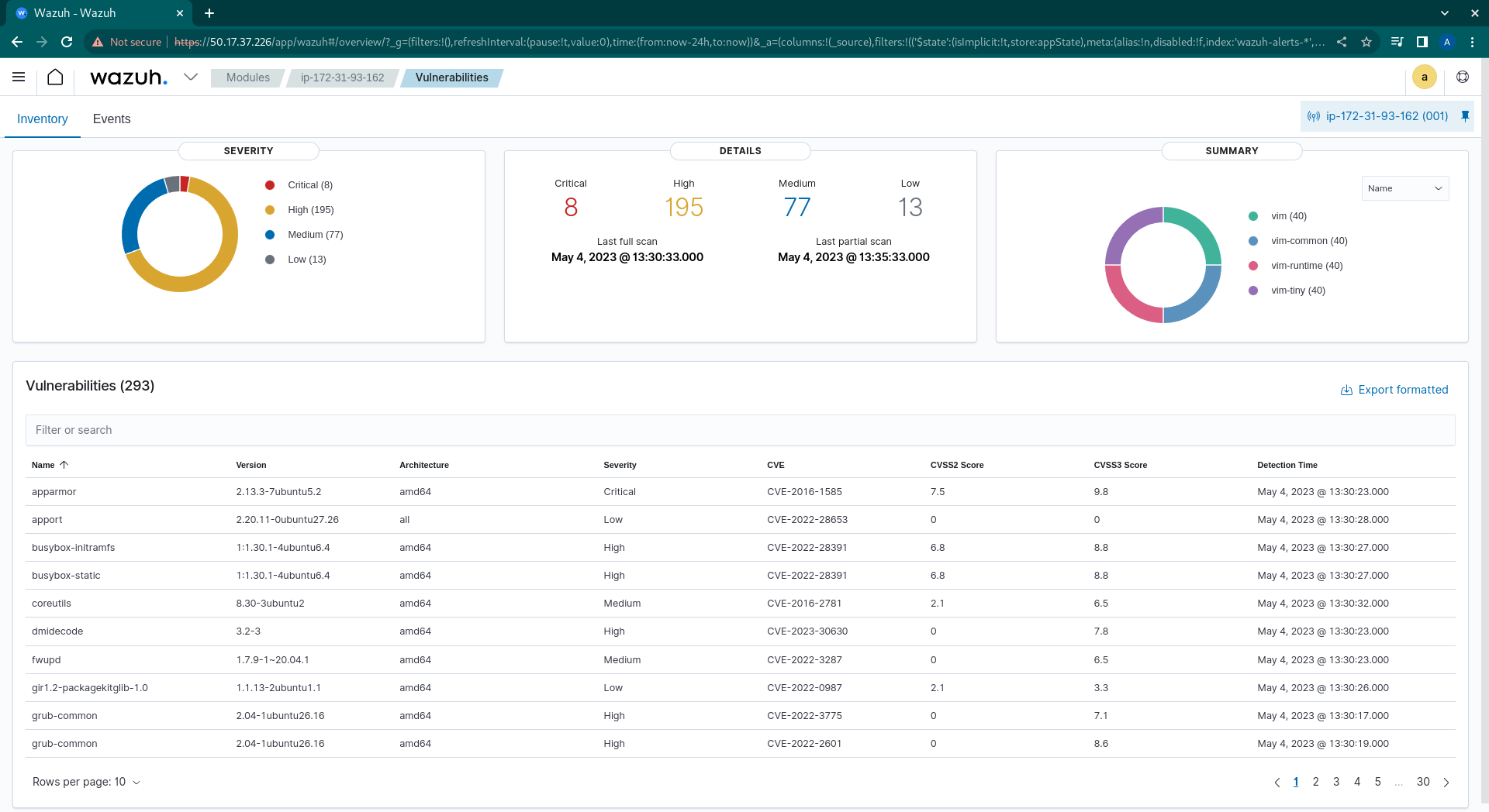 Release 4.4.2 - RC 1 - E2E UX tests - Vulnerability detection · Issue ...