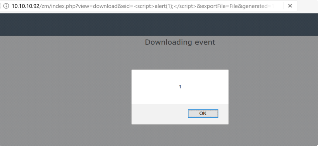 Reflected Cross Site Scripting (XSS) - download.php (2) · Issue #2442 · ZoneMinder/zoneminder ...