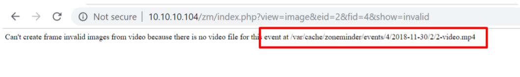 Full Path Disclosure(FPD) - image.php · Issue #2459 · ZoneMinder/zoneminder · GitHub