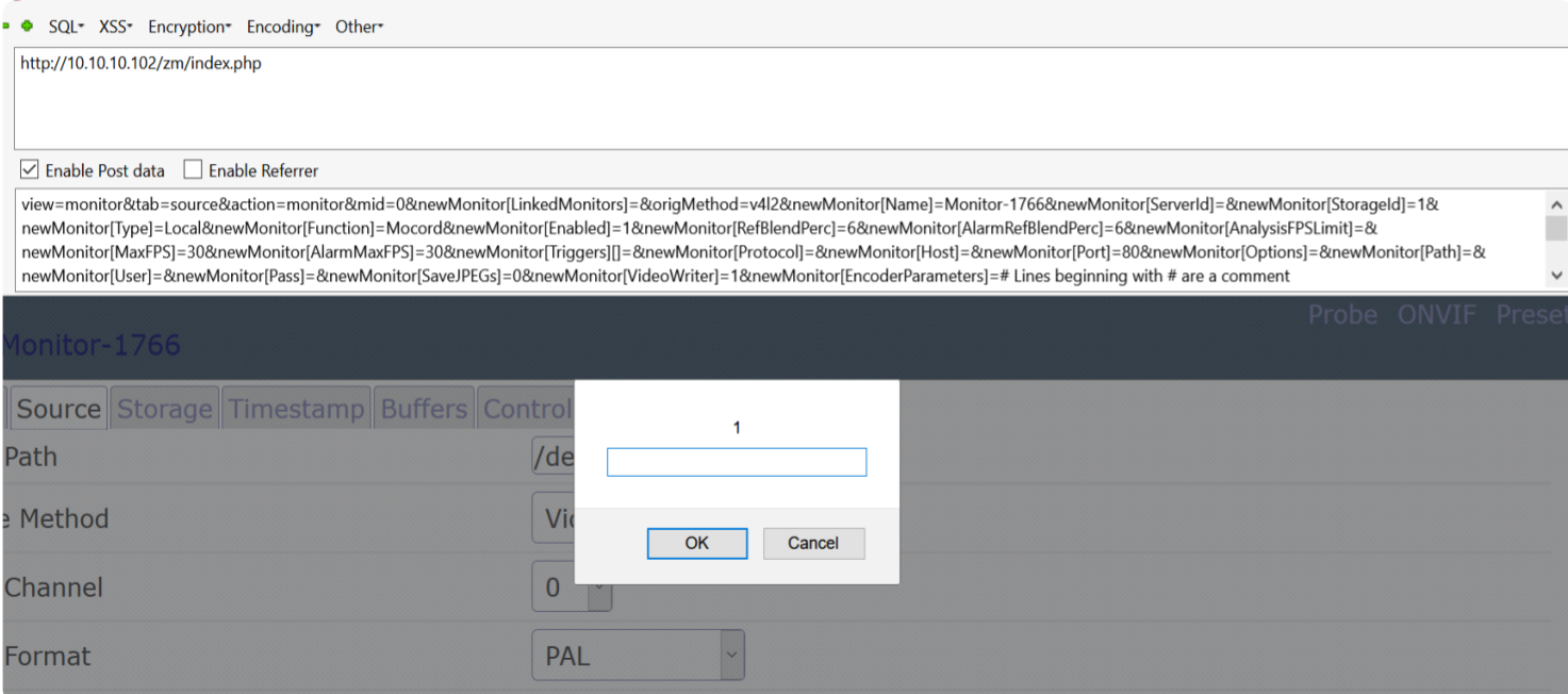 Reflected Cross Site Scripting(XSS) - monitor.php · Issue #2465 · ZoneMinder/zoneminder · GitHub