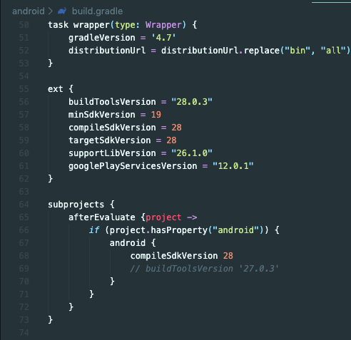 When open map modal app will crash I have upgrade target API level 27 to 28 · Issue #3451 ...