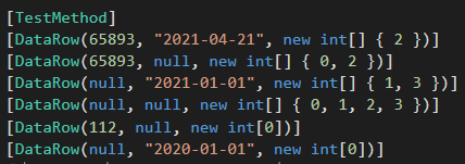 Datarow value cannot be null · Issue #872 · microsoft/testfx · GitHub