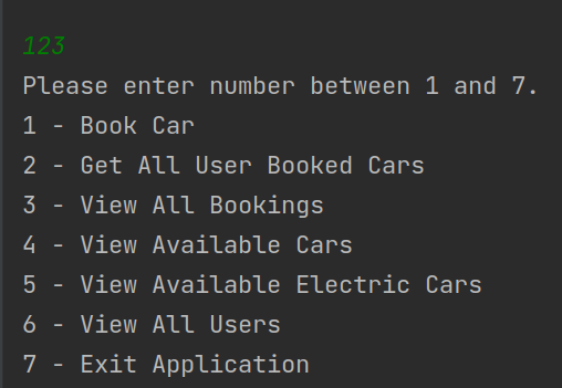 GitHub - akibaz/CarBookingCLIApp2: App for car rental company. This app allows administrators to ...