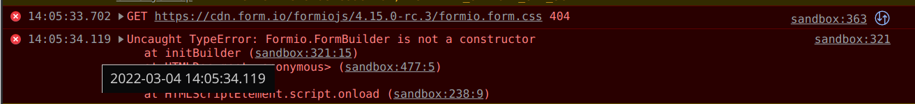 [BUG] · Issue #4632 · formio/formio.js · GitHub
