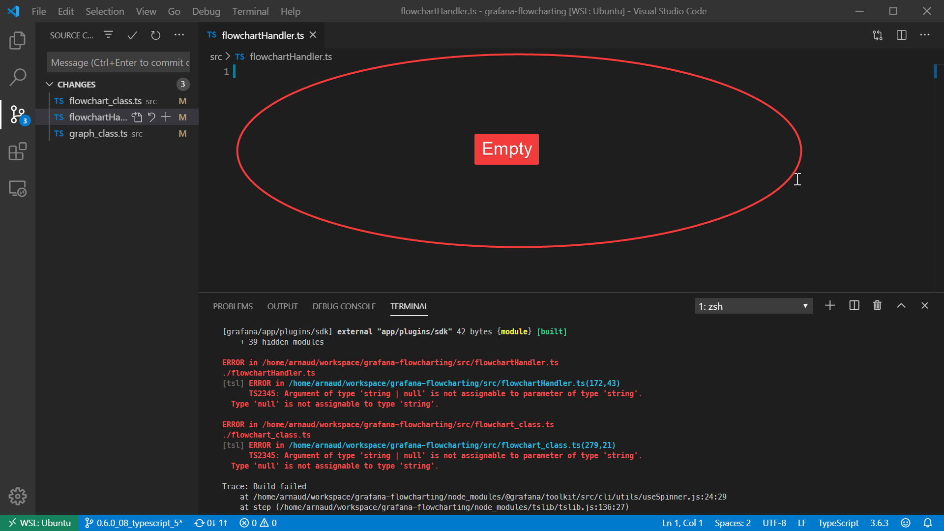 grafana/toolkit : Linting *.ts files make them blank · Issue #20430 · grafana/grafana · GitHub