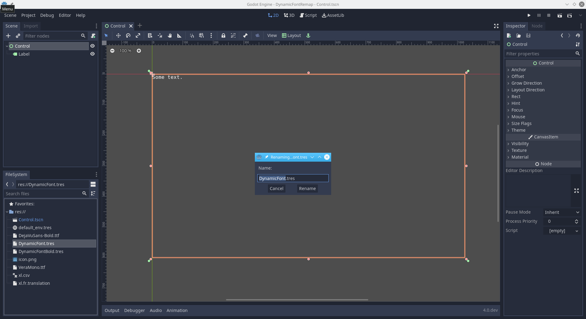 Bug Fixed Node Rename Dialog No Longer Pops Up Inside Of The Viewport By Jonaskorte · Pull