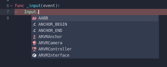 Code completion suggests nothing after `Input.` in Control node · Issue #47926 · godotengine ...