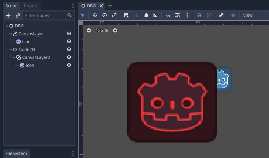 CanvasLayers don't respect layer number when nested · Issue #25384 · godotengine/godot · GitHub