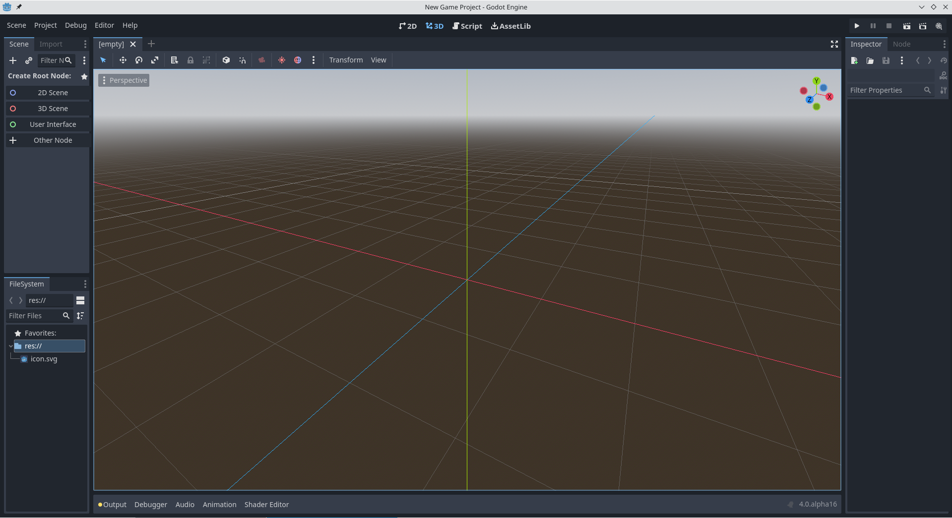 Create Root Node buttons overlap their container border · Issue #65928 · godotengine/godot · GitHub
