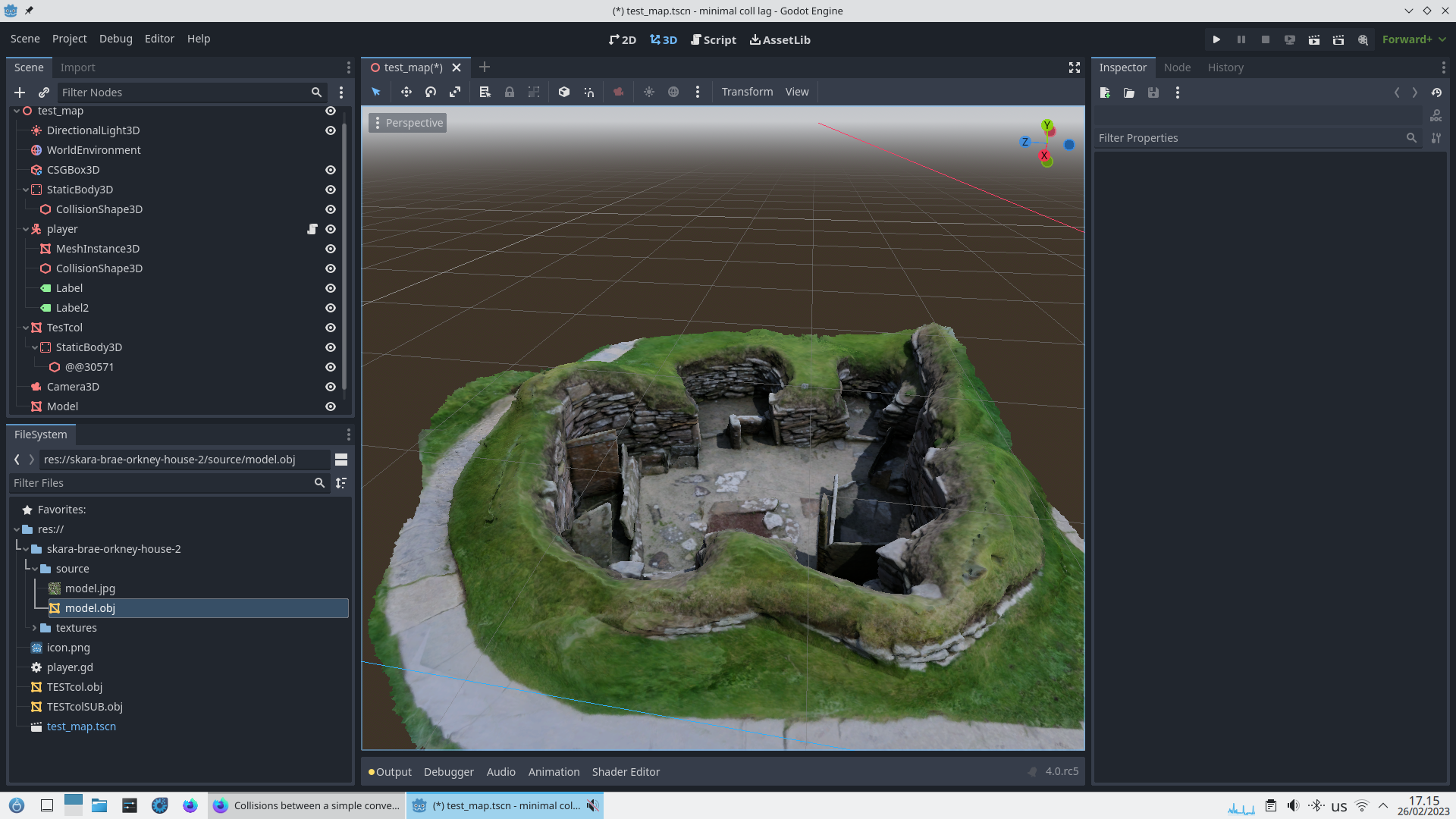 3D model [OBJ] import error · Issue #60071 · godotengine/godot · GitHub