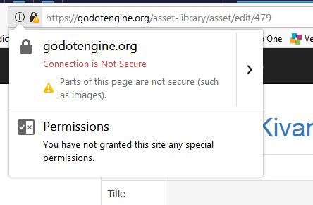 All URLs should be enforced to HTTPS · Issue #127 · godotengine/godot-asset-library · GitHub