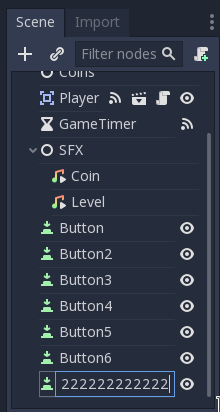 Near infinite loop when renaming node with trailing high number in SceneTreeEditor · Issue ...