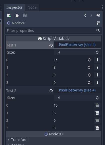 Export Poolrealarray Saving Scene Revert To Default · Issue 27575 · Godotengine Godot · Github