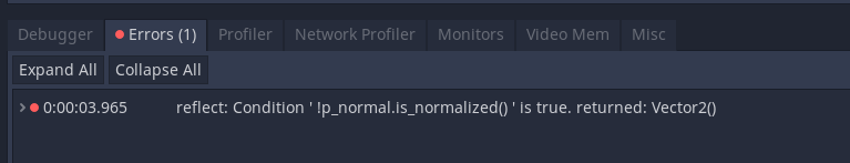 Vector2.reflect not working consistently · Issue #35504 · godotengine ...